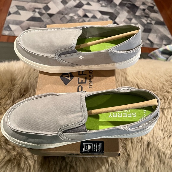 Sperry | Shoes | New In The Box Boys Size 5 Salty Washable Grey Sperry Topsider | Poshmark